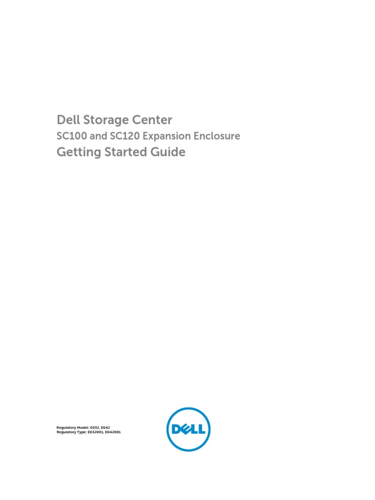SC100/SC120 Expansion Enclosure Guide | PDF