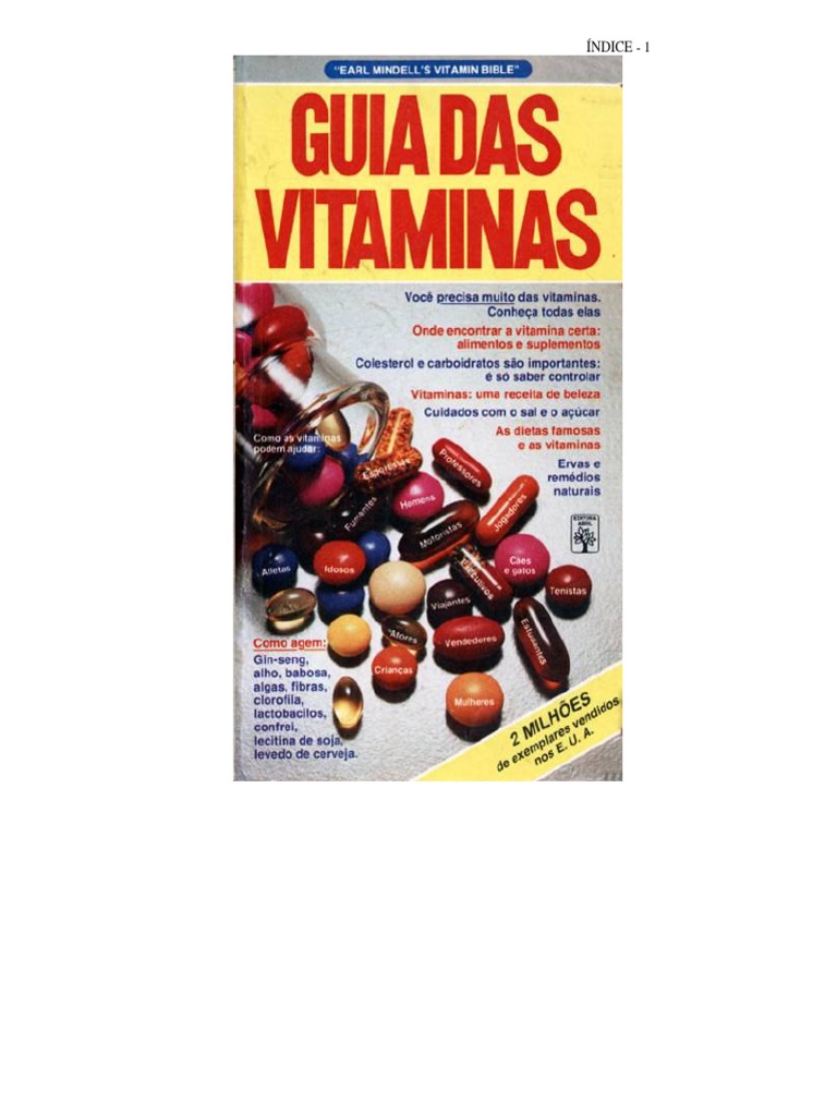 265 - Earl Mindell - Guia Das Vitaminas PDF | PDF | Sistema digestivo humano | Vitamina