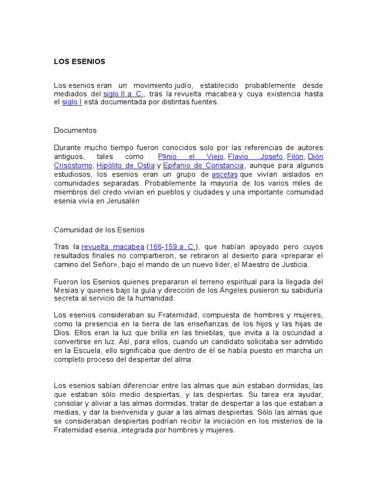 Los Esenios | PDF | Catarismo | Caballeros templarios