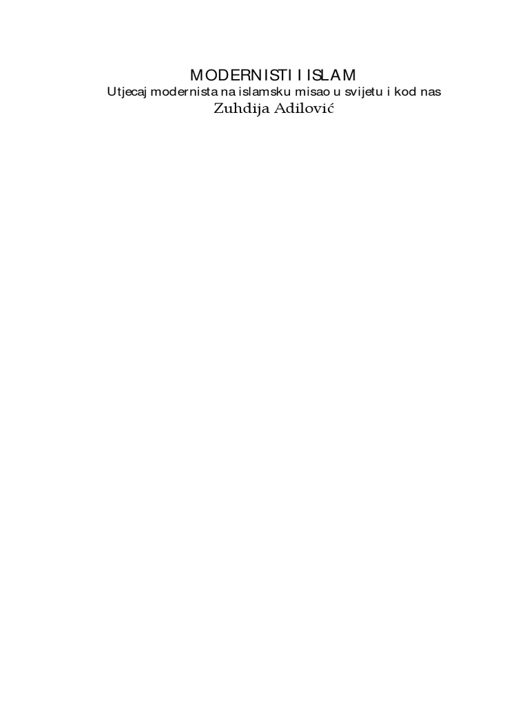 Islamski Modernizam | PDF