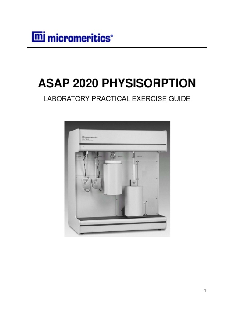 Course - ASAP 2020 Laboratory Practical Exercise Guide | PDF | Zeolite ...