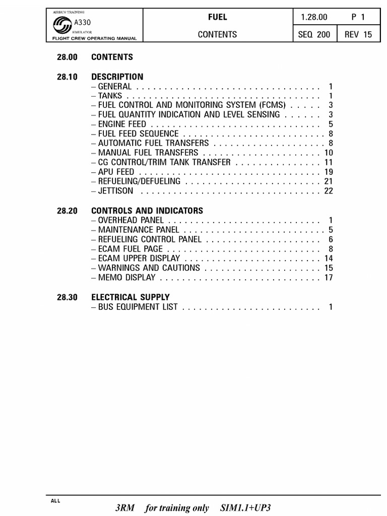 A330 Fuel PDF | PDF