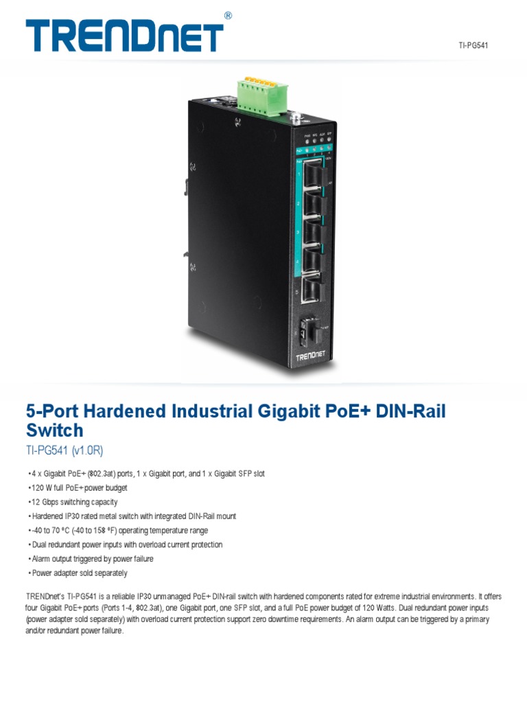 Switch TI PG541 | PDF | Switch | Data Rate Units