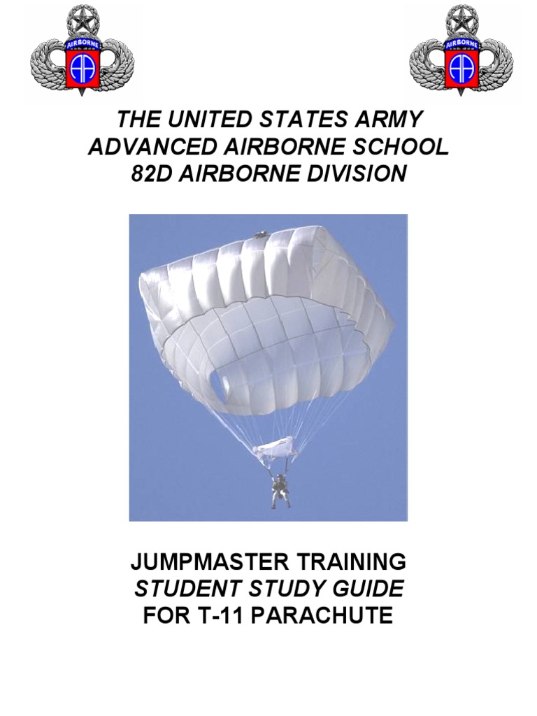 T-11 Parachute Jumpmaster Study Guide | PDF | Parachute | Hand