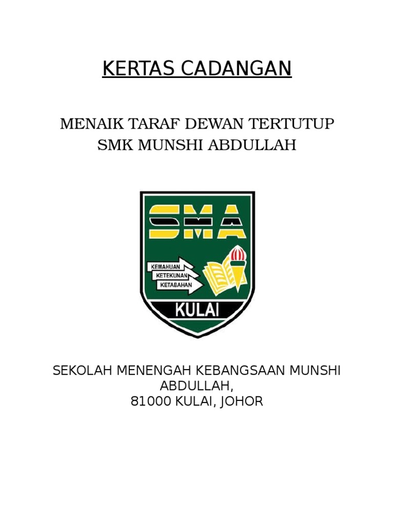 Menaik Taraf Dewan Tertutup Sekolah | PDF
