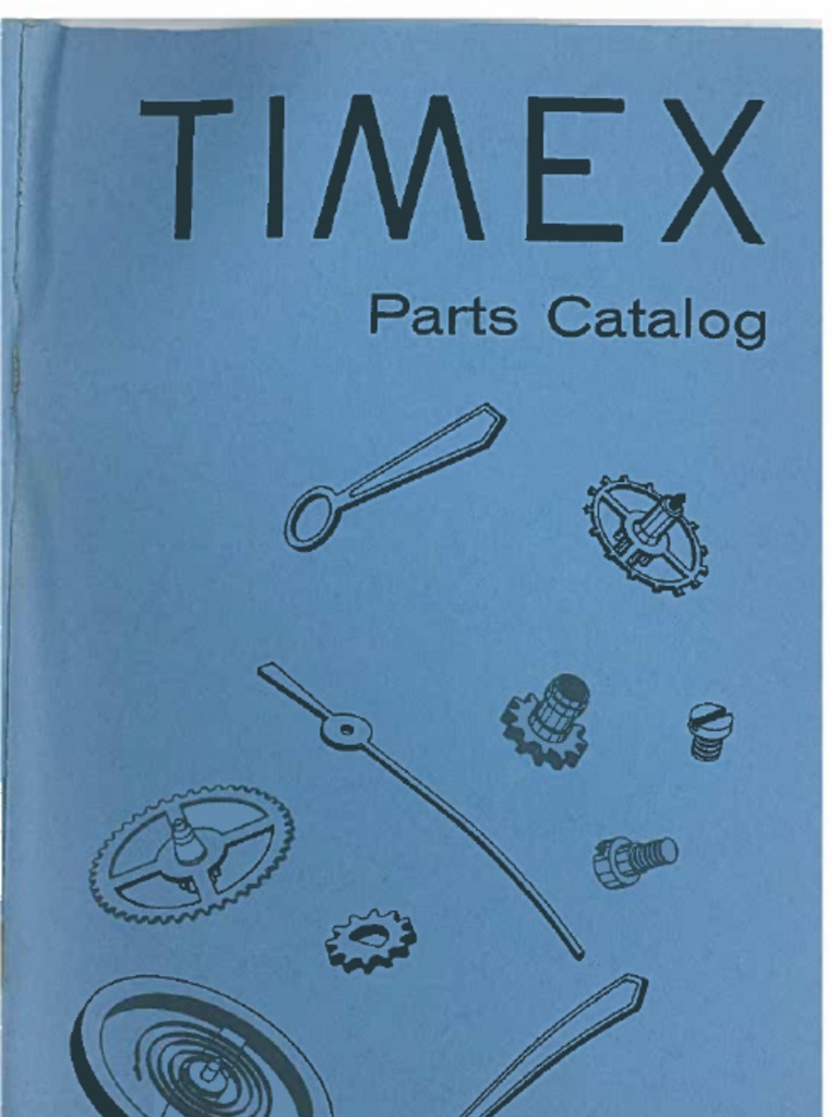 1959-1962 Parts Catalog | PDF | Watch | Horology