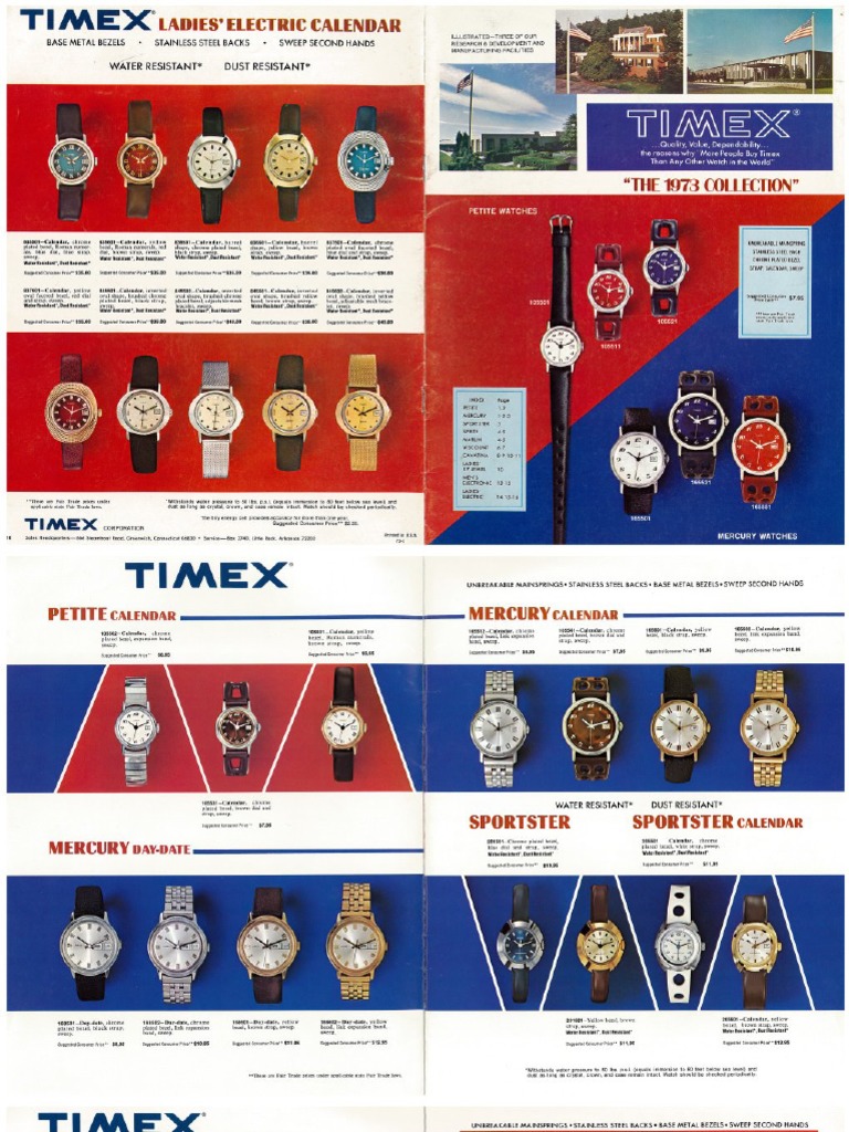 1973 Timex Collection | PDF
