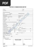 Detailed Machine Commissioning Report | PDF