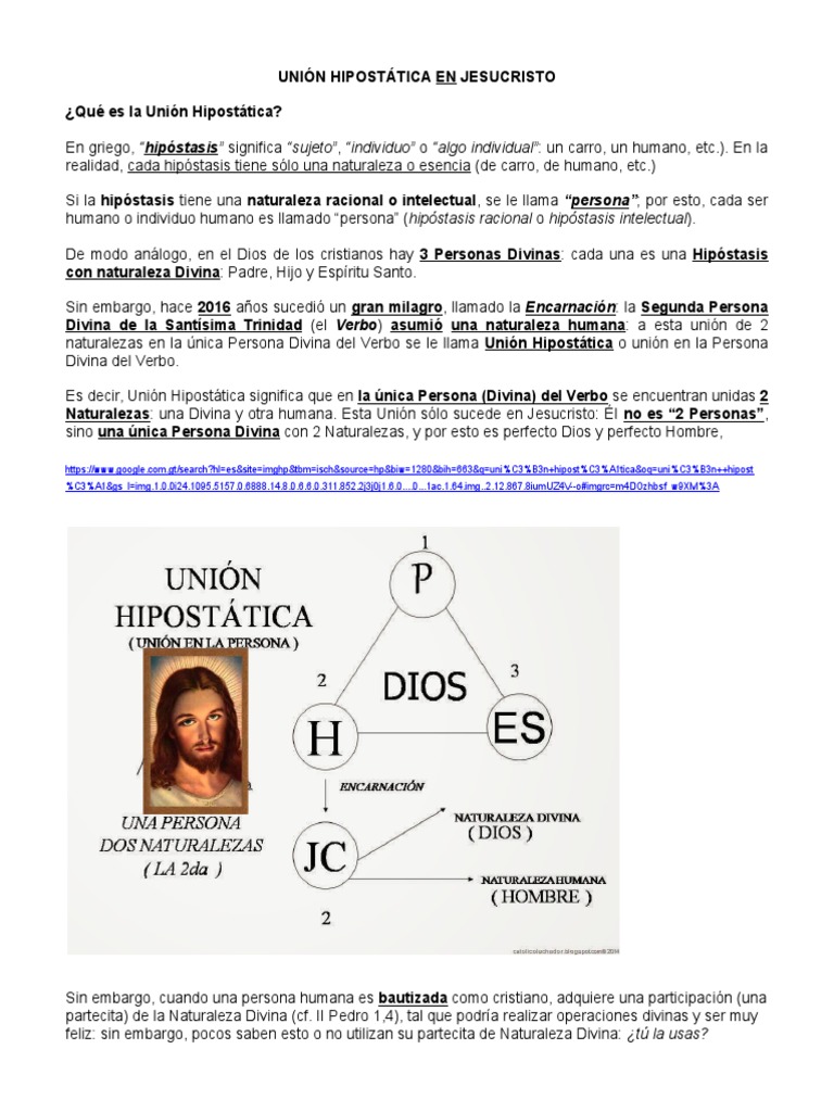 09-Unión Hipostática en Xto | PDF