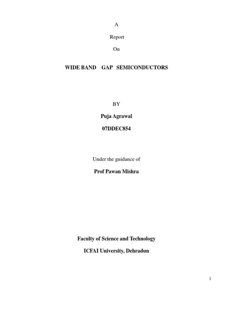 Wide Band Gap Semiconductors Pdf Diode Band Gap