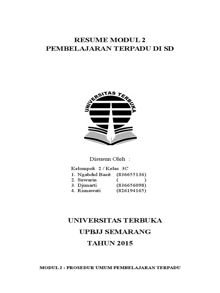 Resume Modul 2 | PDF