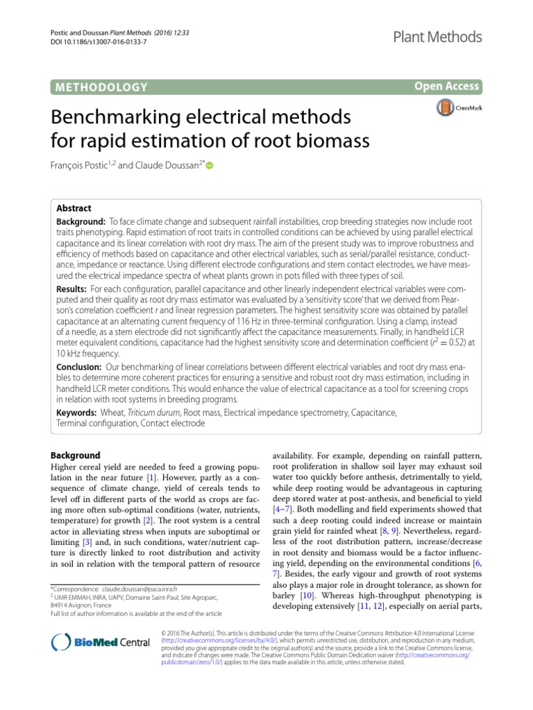 Benchmarking Electrical Methods | PDF | Electrical Impedance ...