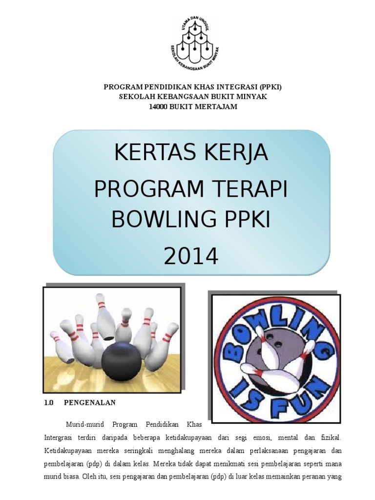 Kertas Kerja Bowling 2016 - Rosli | PDF