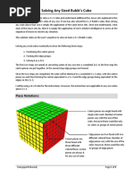 How To Solve A 4x4 Rubik's Cube (Complete Guide) | PDF | Teaching ...