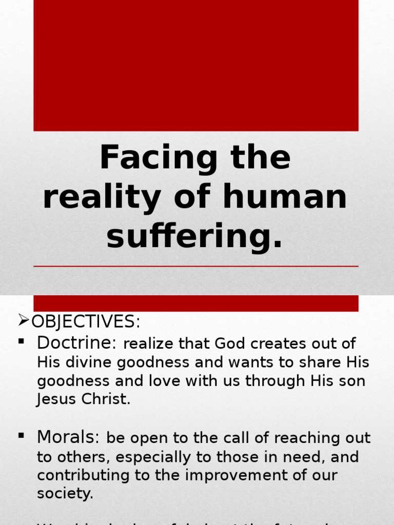 Understanding Human Suffering | PDF | Suffering | Book Of Job