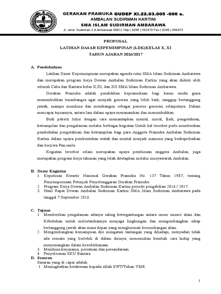 Proposal LDK | PDF