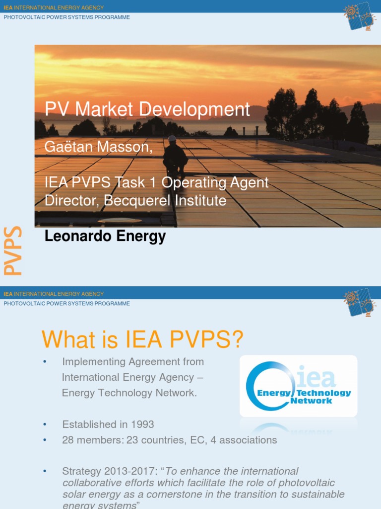 Iea-Pvps - 01 | PDF | International Energy Agency | Photovoltaics
