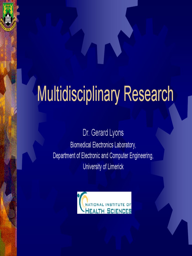 Multi Disciplinary Research | PDF | Biomedical Engineering ...