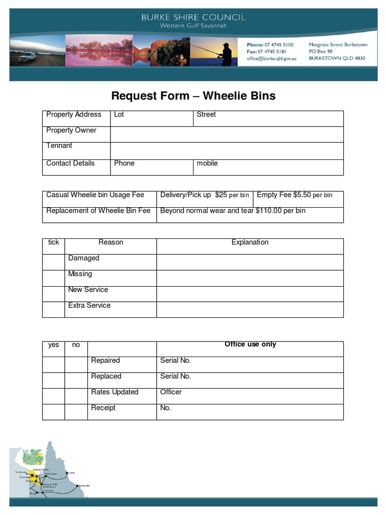 Wheelie Bin Request Form | PDF