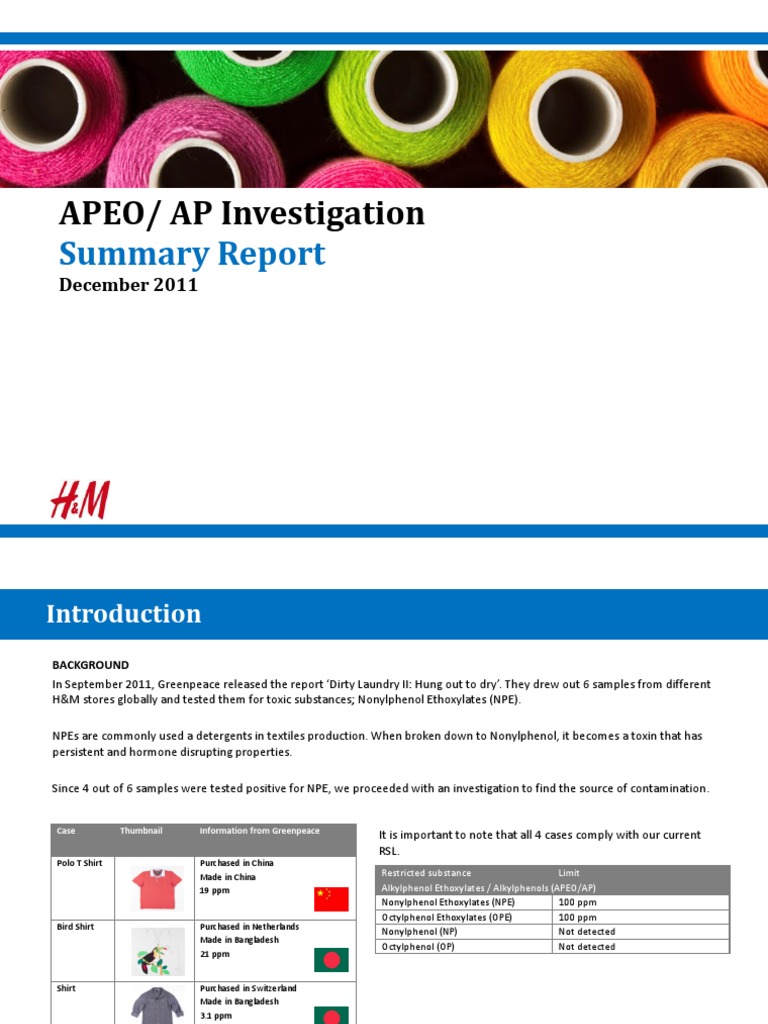 Apeo - Npeo | PDF | Supply Chain | Wastewater