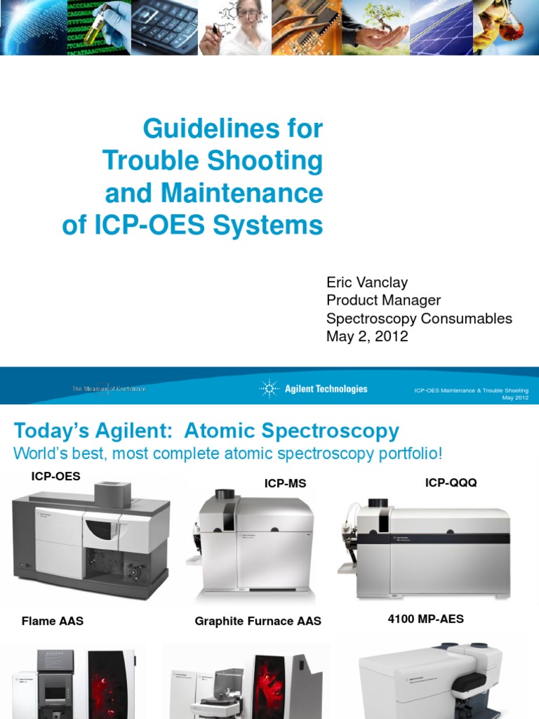 ICP OES Maintenance Troubleshooting PDF | PDF | Physical Sciences ...