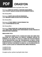 Salmo 91 Awit NG Pagtitiwala Sa Diyos | PDF