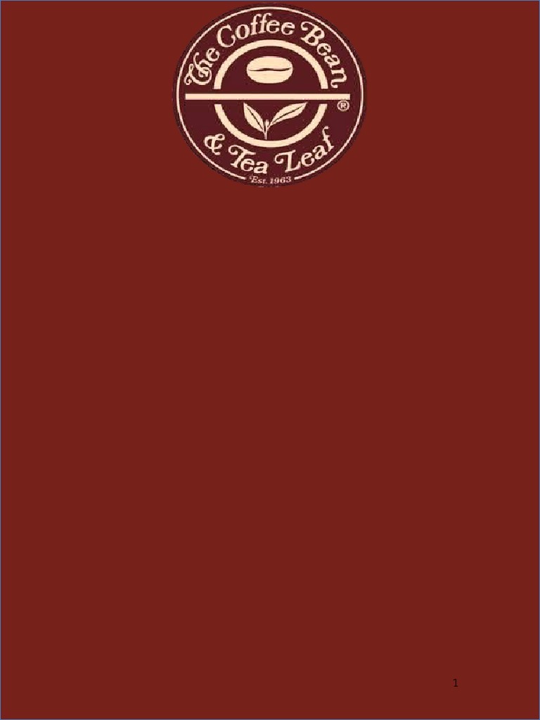 Anual Report Coffee Bean | PDF | Strategic Management | Coffee