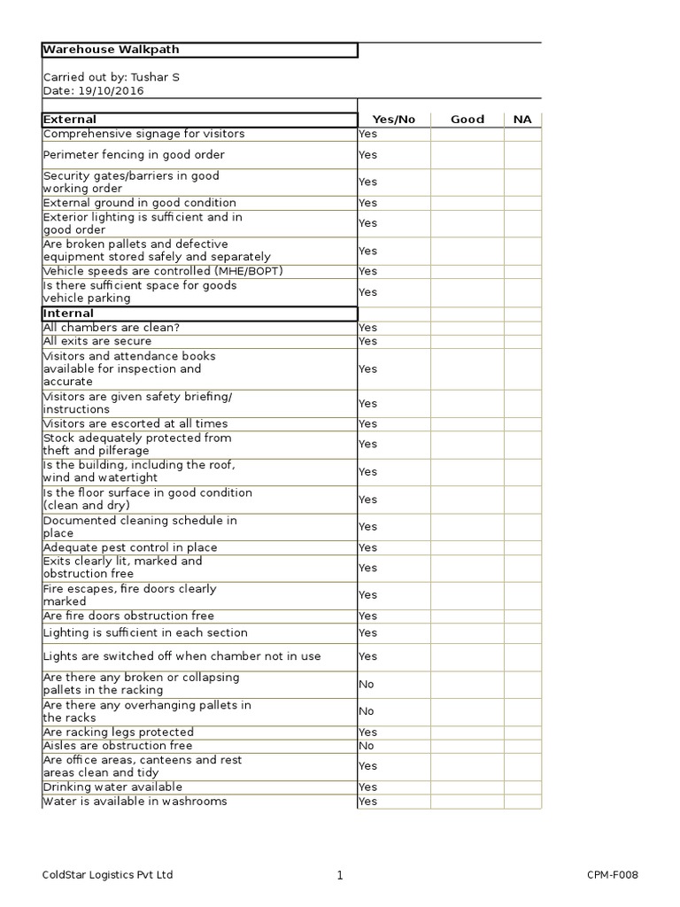 Walkpath 1 | PDF | Personal Protective Equipment | Warehouse