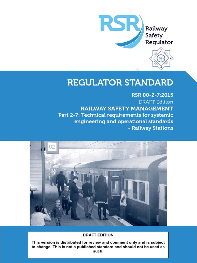 RSR 00 2 7 Stations Standard V 07 20151013 | PDF | Train Station ...
