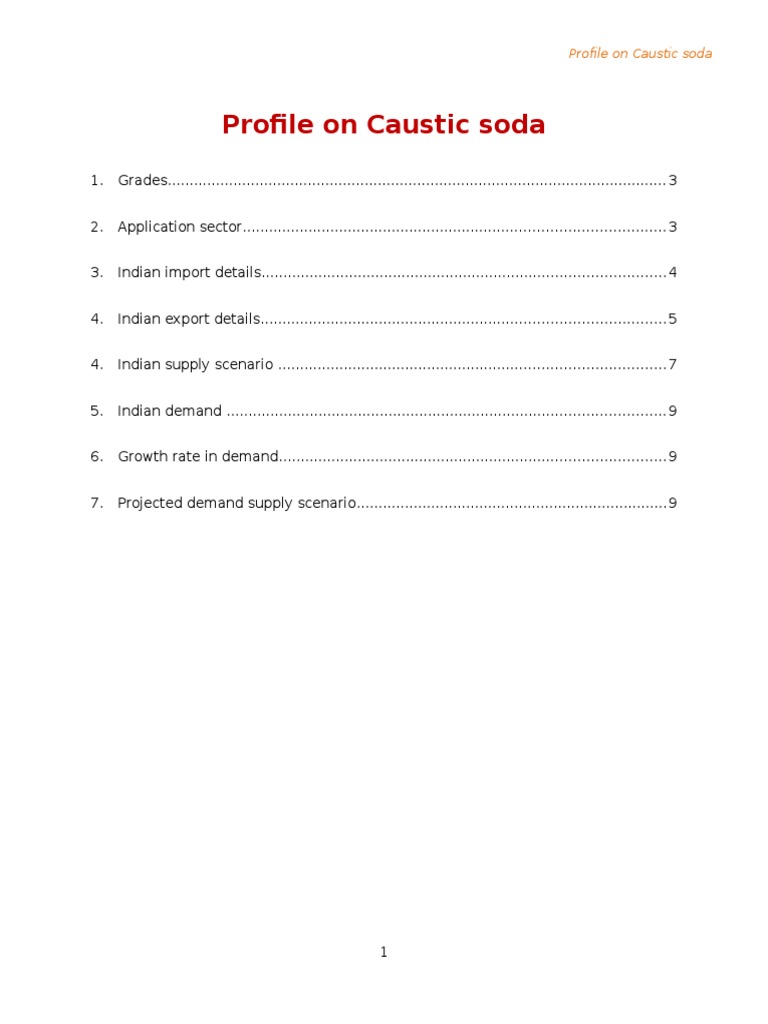 Caustic Soda | Sodium Hydroxide | Chemical Substances