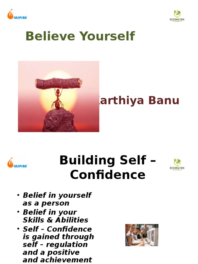 Building Self Confidence | PDF | Self Esteem | Social Psychology
