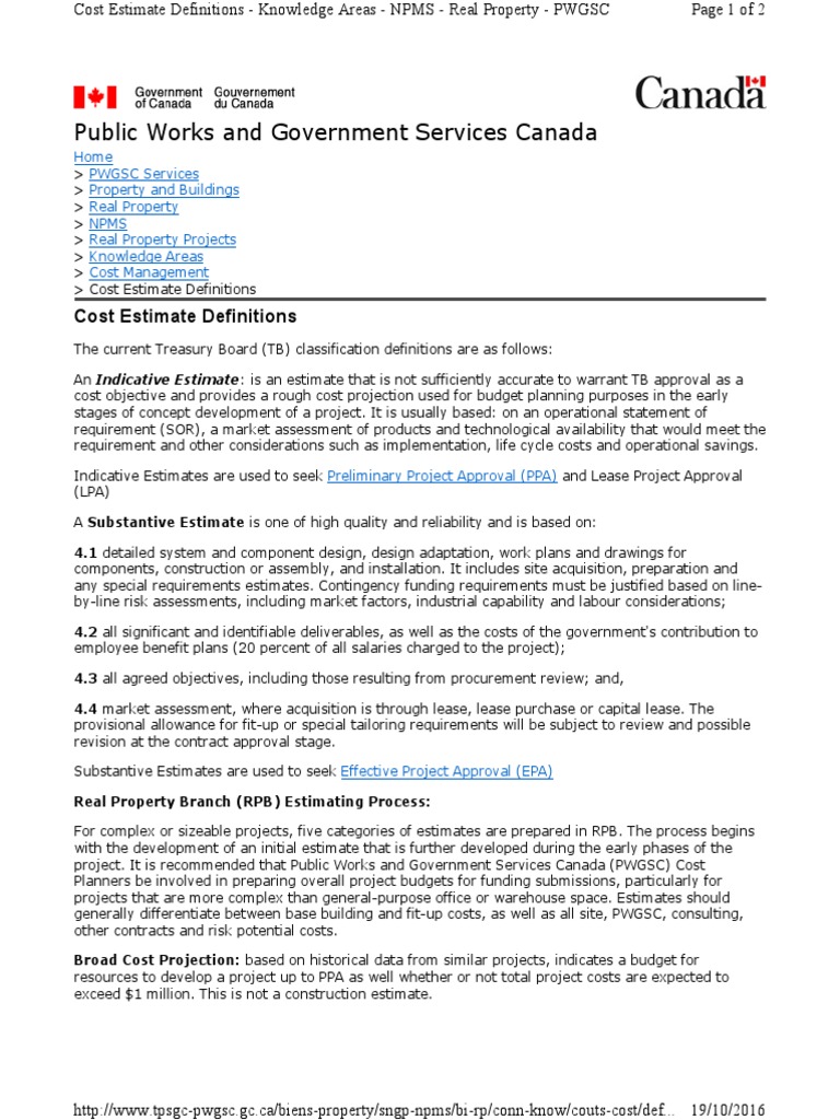 CIQS Estimate Classification | PDF | Business | Economies