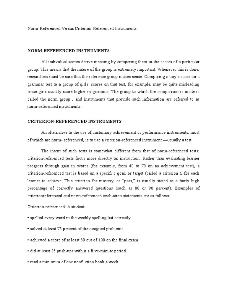Assessment Tools Explained | PDF | Level Of Measurement | Categorical ...