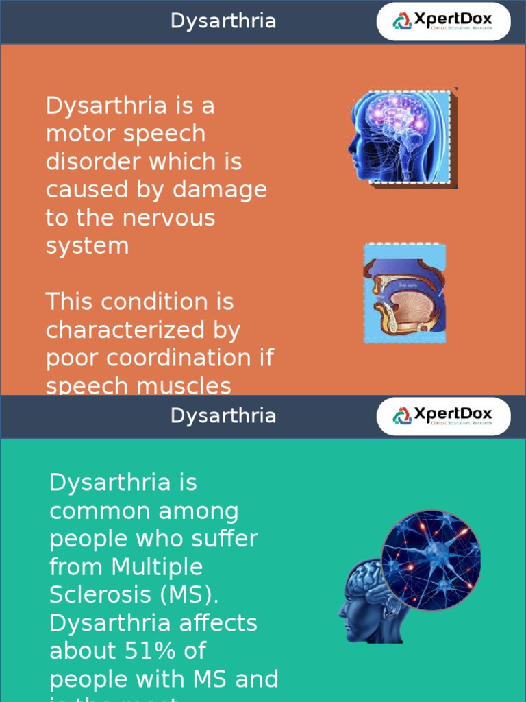 Dysarthria | PDF