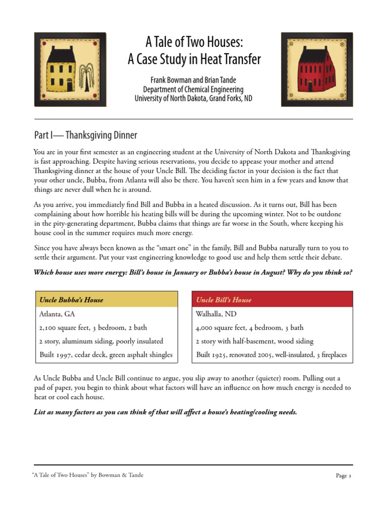 Teaching Case Study: Heat Transfer | PDF | Heat | Thermal Conductivity
