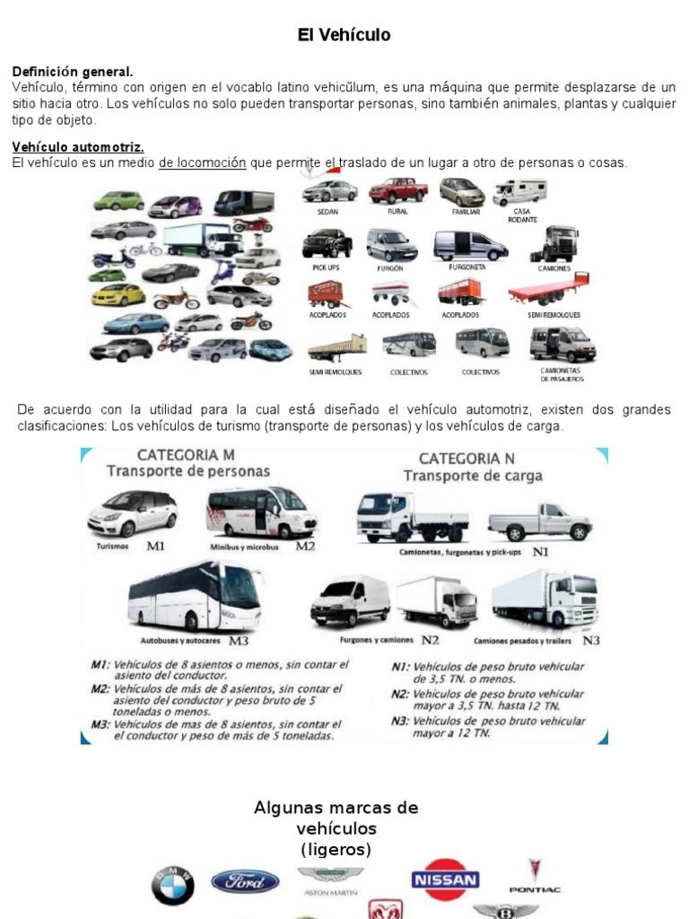 Sistema de Transportes. Vehículo y Terminales | PDF | Eje | Camión