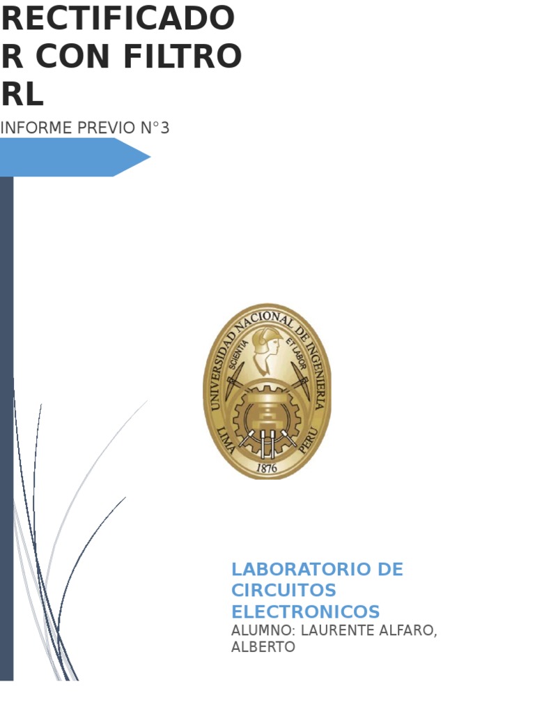 Filtros LC en Fuentes de Alimentación | PDF | Rectificador | Inductor