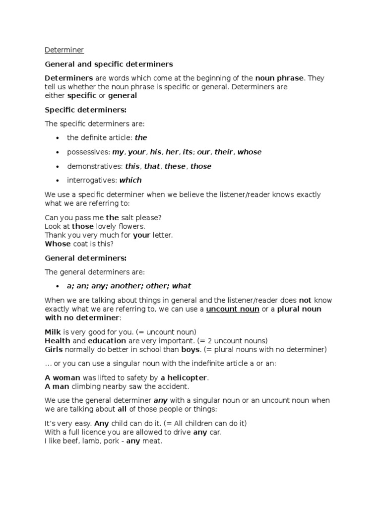 A An Any Another Other What | Download Free PDF | Comma | Noun