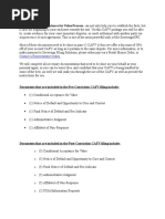 How To Do A Conditional Acceptance | PDF | Affidavit | Mail