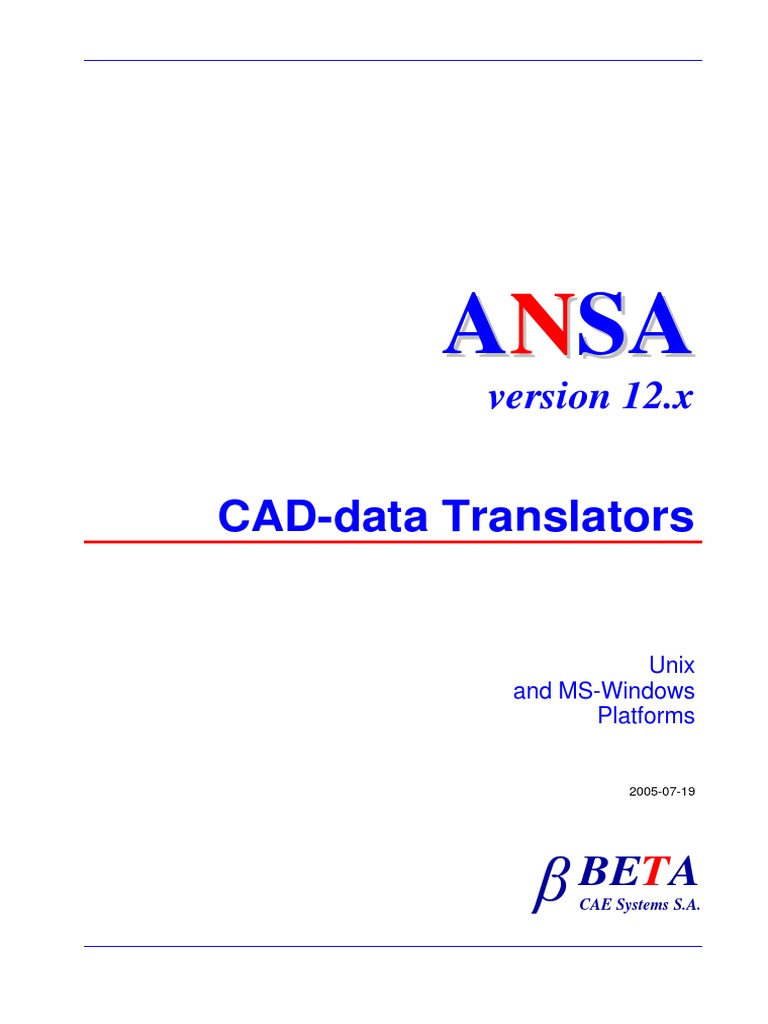 ansa_transl_gui.pdf | Graphical User Interfaces | Unix