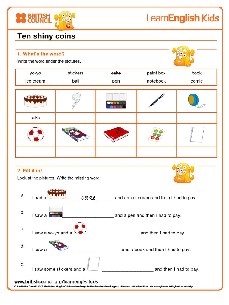 Language Arts Good Deeds Y2 Worksheet | PDF