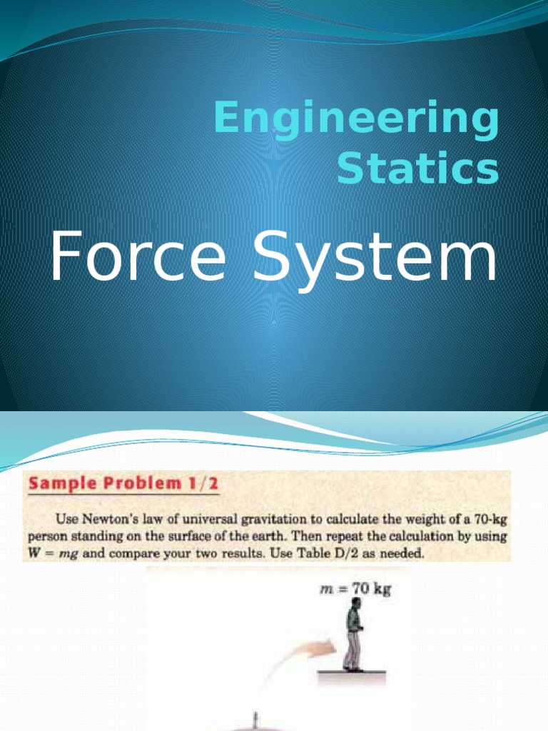 Understanding Engineering Statics Forces | PDF