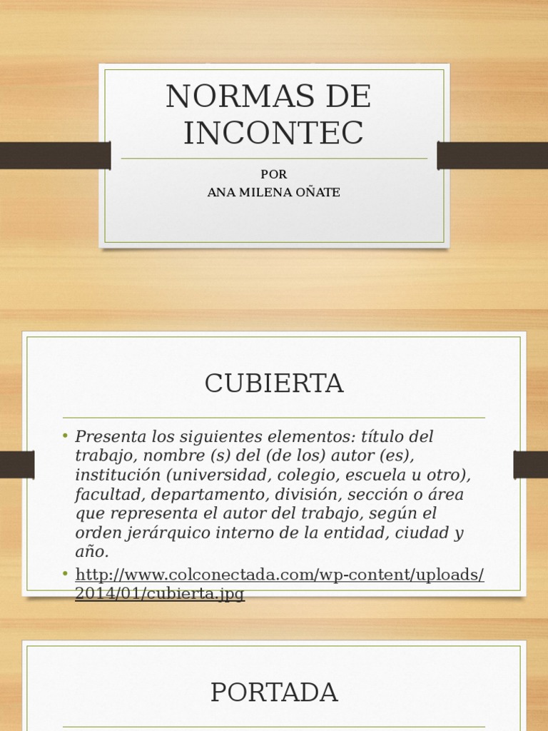 Normas de Incontec | PDF | Papel