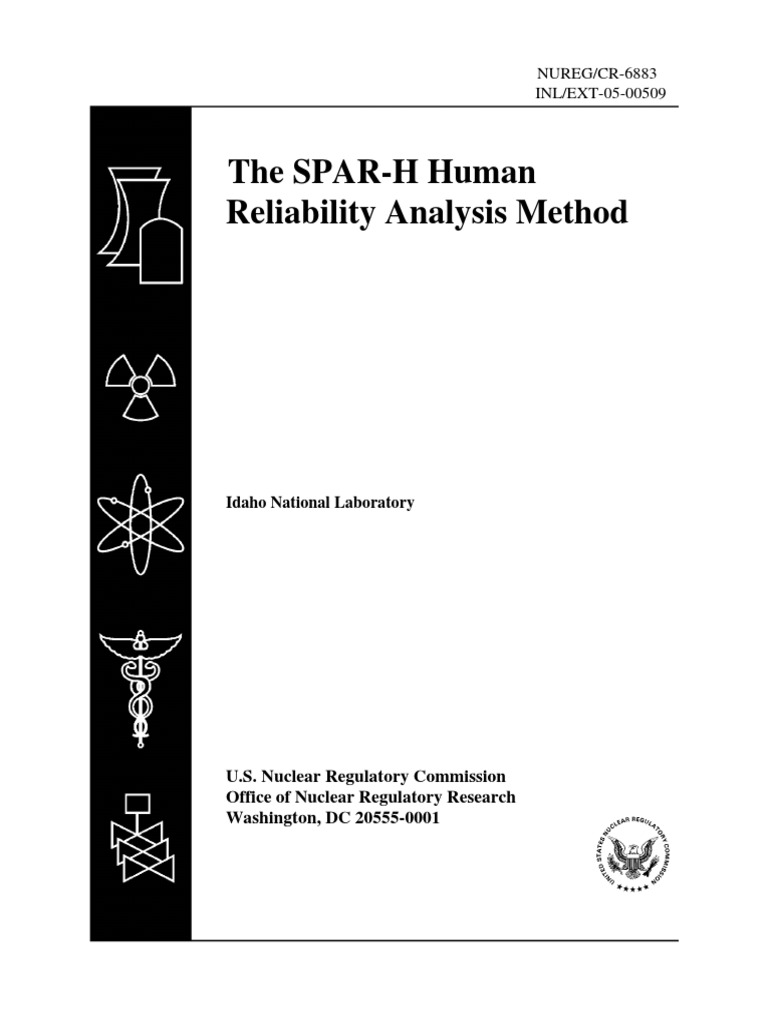 SPAR H Worksheet | PDF | Nuclear Regulatory Commission | Cognition