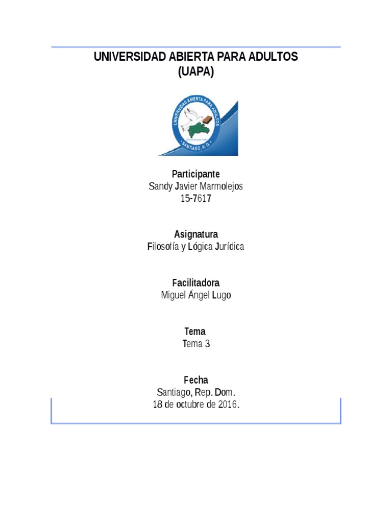 Tarea 4 - Filosofia y Logica Juridica (Sandy) | PDF | Justicia | Crimen y violencia