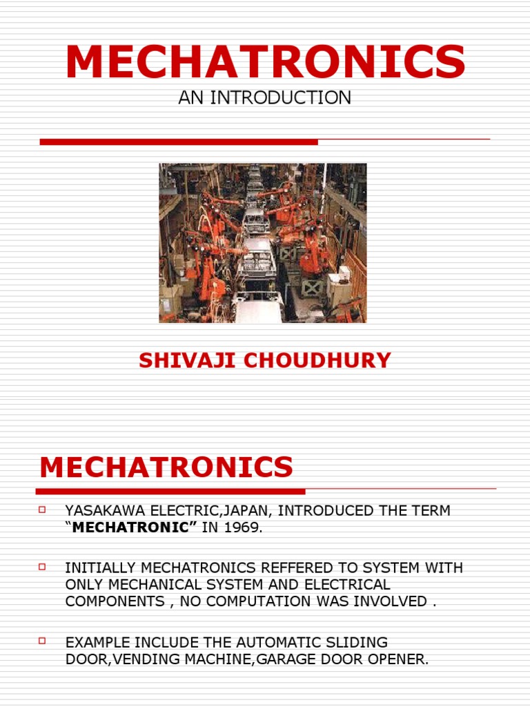 MECHATRONICS | PDF