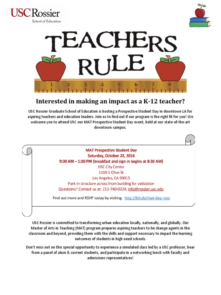 Mat Prospective Day Flyer | PDF