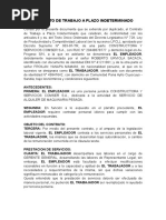 Contrato Accidental Emergencia | PDF | Derecho laboral | Gobierno