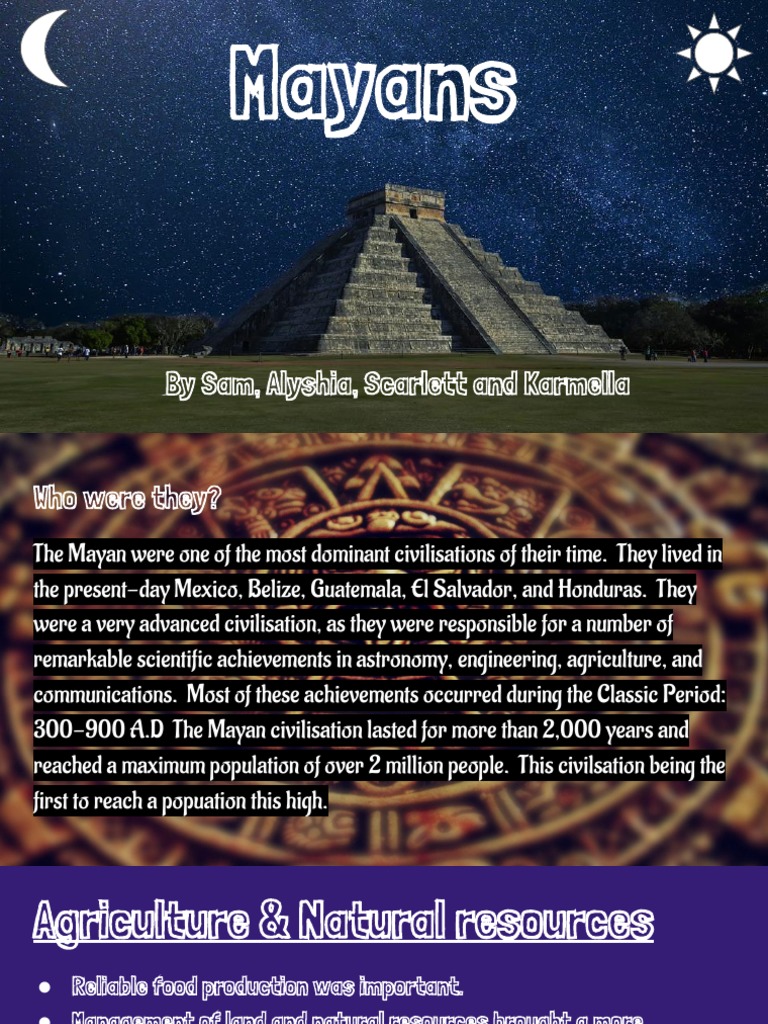 Mayans Presentation | PDF | Maya Civilization | Medicine