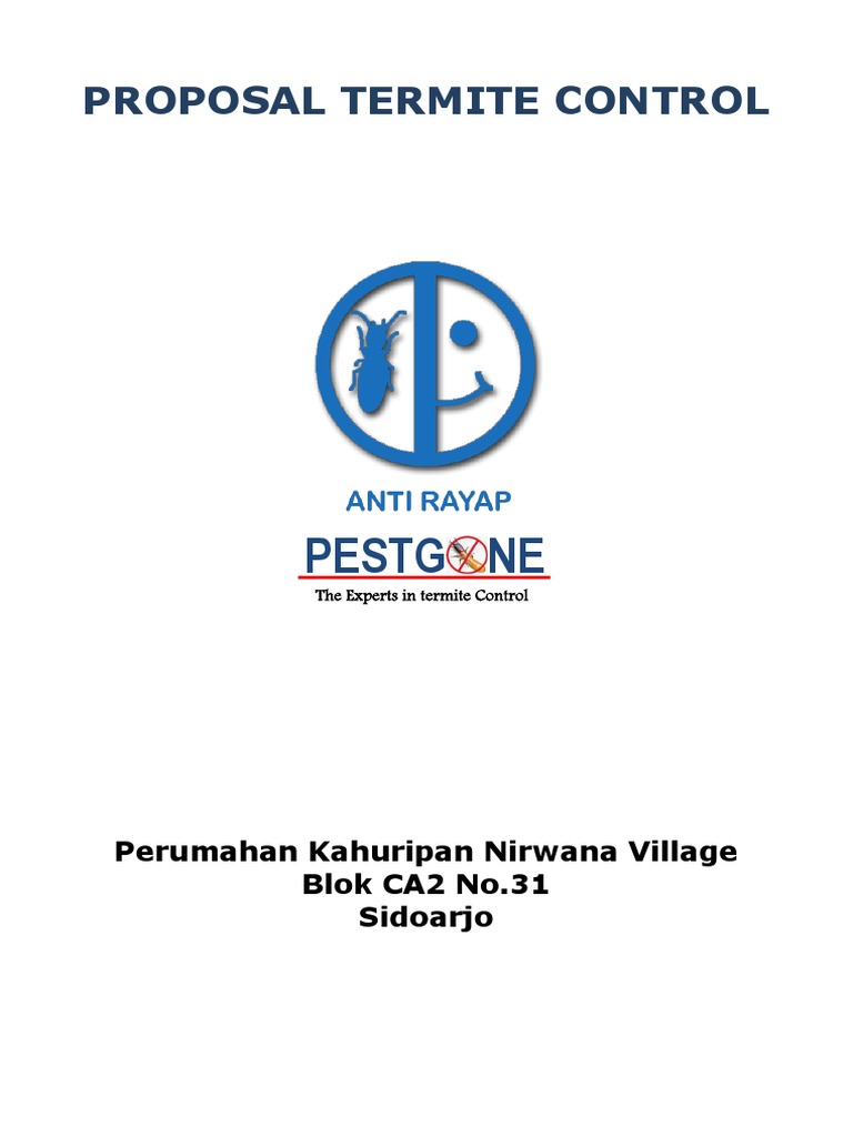 Proposal Termite Control | PDF